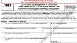 Form 1023 Instructions 2025 - 2026