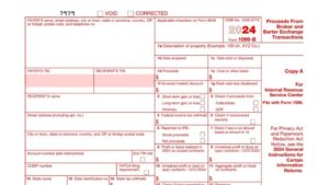 Form 1099-B Instructions 2024 - 2025