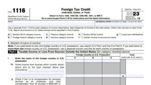 Form 1116 Instructions 2025 - 2026