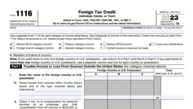Form 1116 Instructions 2025 - 2026