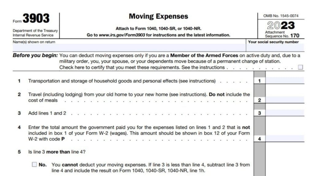 Form 3903 Instructions 2025 - 2026
