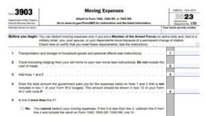 Form 3903 Instructions 2025 - 2026