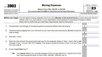 Form 3903 Instructions 2025 - 2026