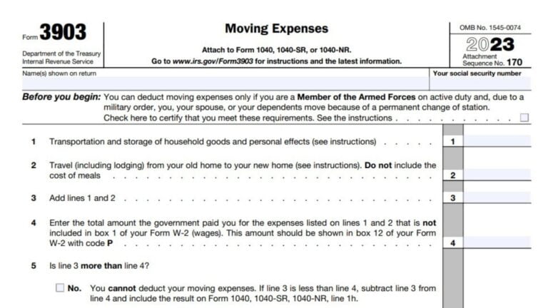 Form 3903 Instructions 2025 - 2026