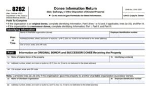 Form 8282 Instructions 2025 - 2026