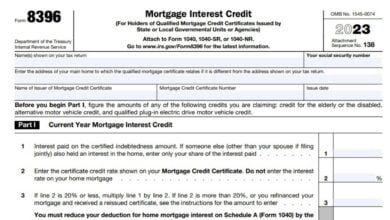 Form 8396 Instructions 2025 - 2026