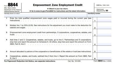 Form 8844 Instructions 2025 - 2026