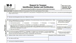 Form W-9 Instructions 2025 - 2026