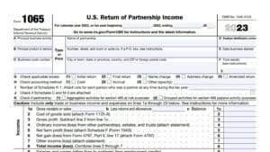 Form 1065 Instructions 2025 - 2026