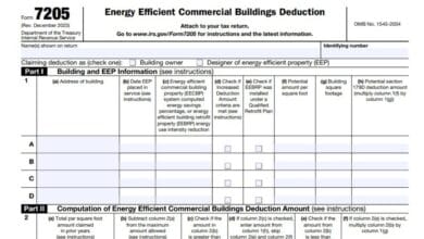 Form 7205 Instructions 2025 - 2026