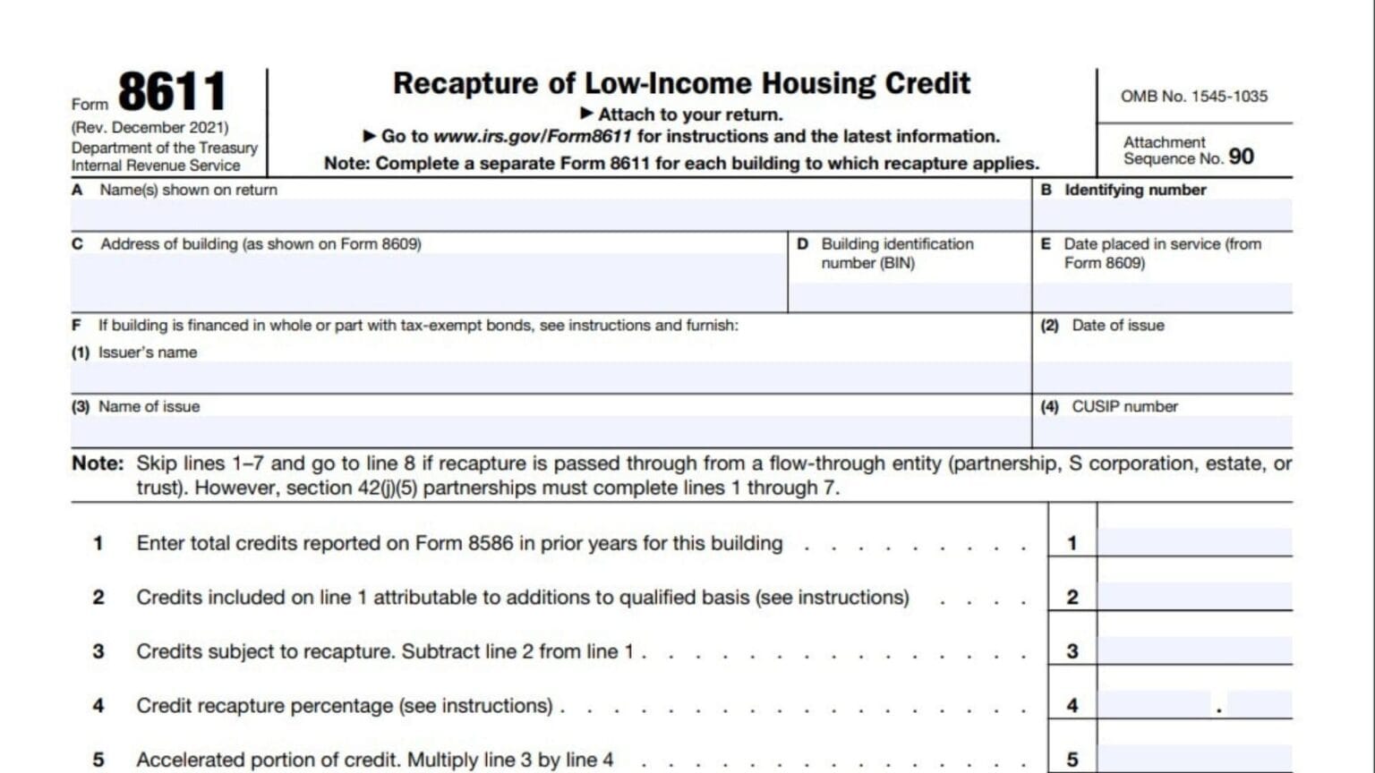 Form 8611 Instructions 2025 - 2026