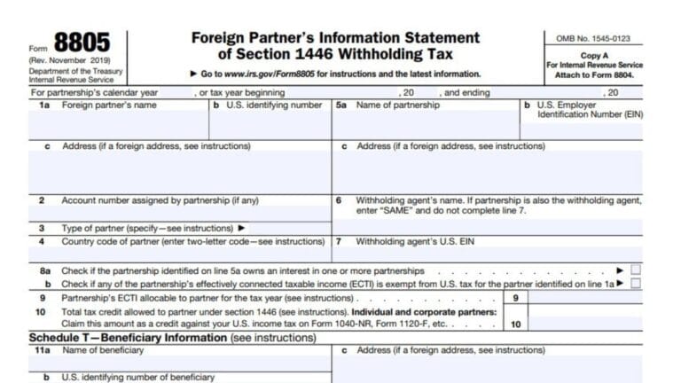 Form 8805 Instructions 2025 - 2026