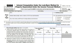 Form 8866 Instructions 2024 - 2025
