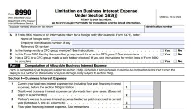 Form 8990 Instructions 2025 - 2026