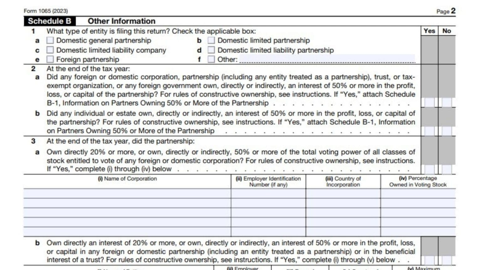 Form 1065 Instructions 2025 - 2026