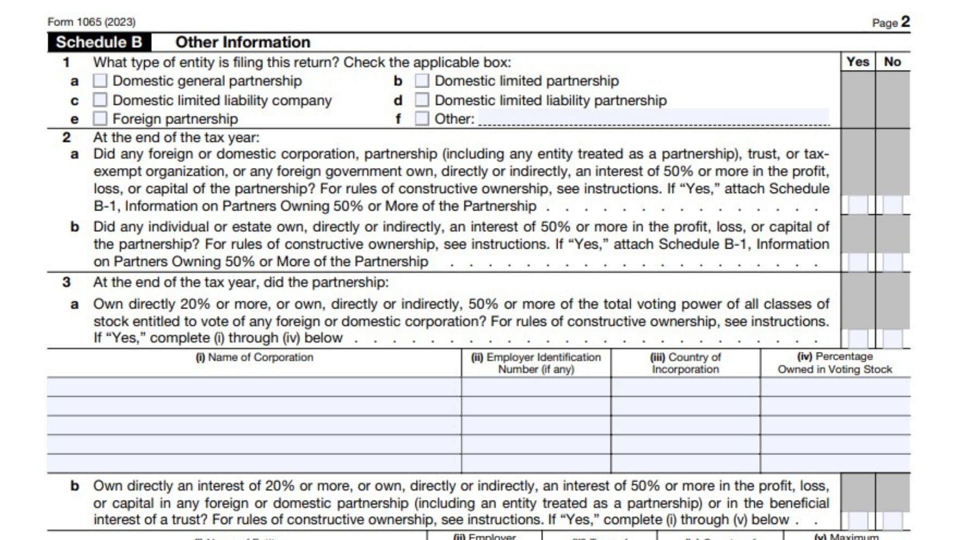 Form 1065 Instructions 2025 - 2026