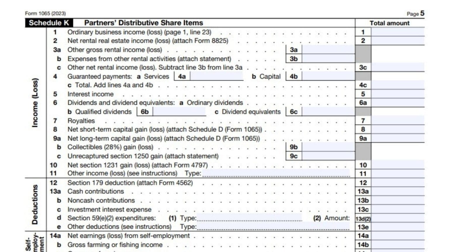Form 1065 Instructions 2025 - 2026