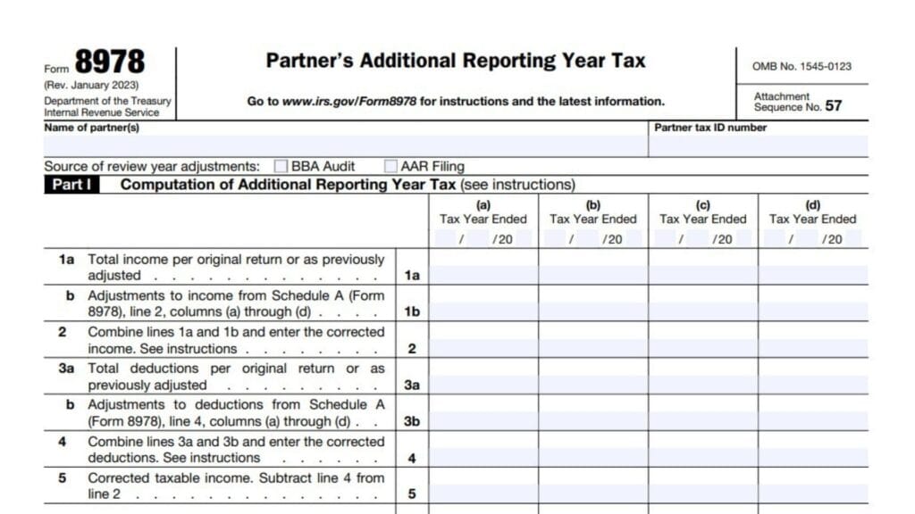 Form 8978 Instructions 2025 - 2026