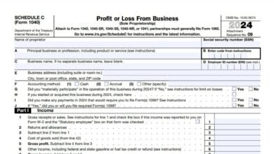 Schedule C (Form 1040) Instructions 2025 - 2026