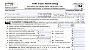 Schedule F (Form 1040) Instructions 2025 - 2026