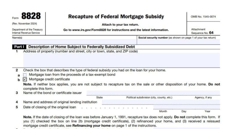 Form 8828 Instructions 2025 - 2026
