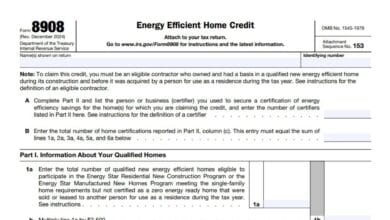 Form 8908 Instructions 2025 - 2026