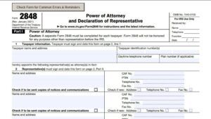 Form 2848 Instructions 2025 - 2026