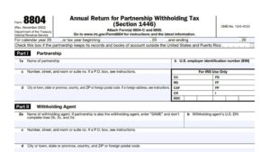 Form 8804 Instructions 2025 - 2026