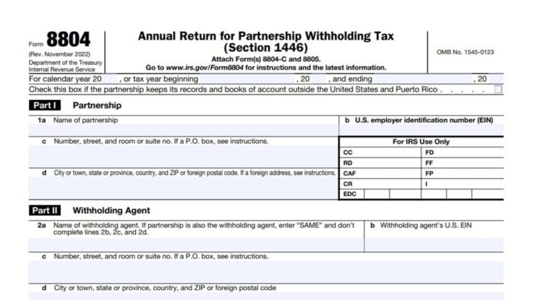 Form 8804 Instructions 2025 - 2026