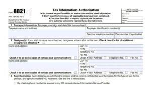 Form 8821 Instructions 2025 - 2026