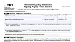 Form 8971 Instructions 2025 - 2026