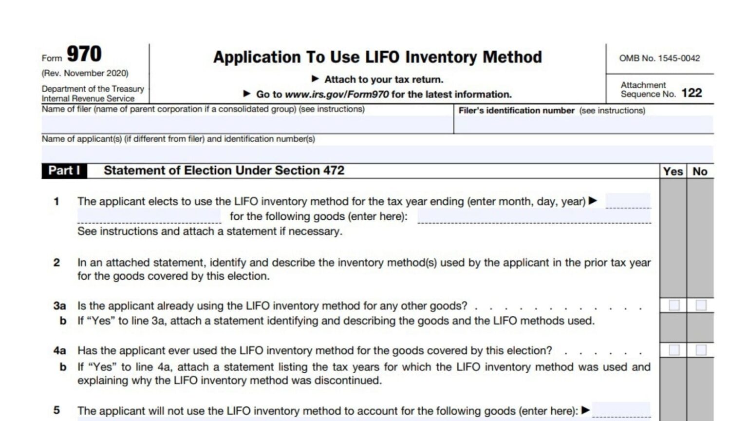 Form 970 Instructions 2025 - 2026