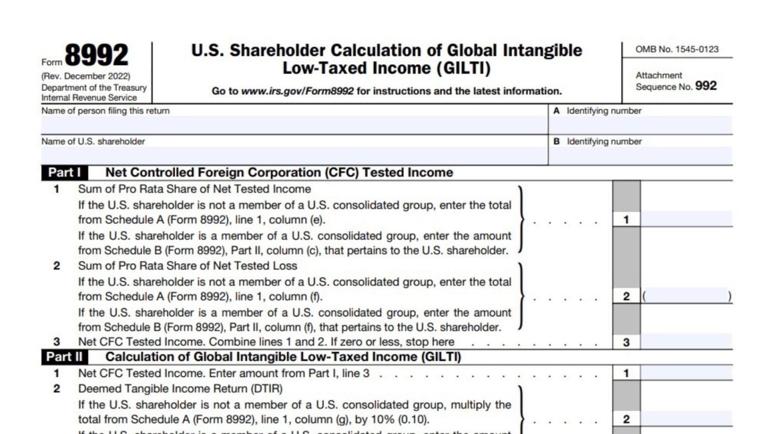 Individual Taxpayer Forms - Tax Instructions