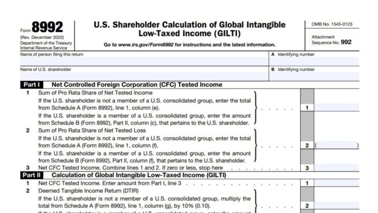 Form 8992 Instructions 2025 - 2026