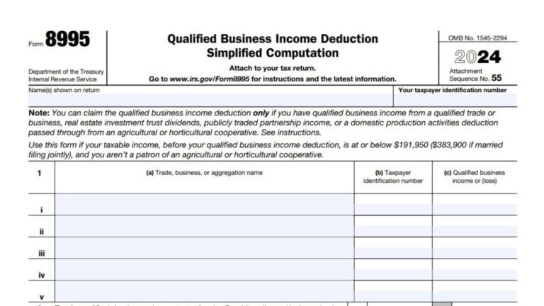 Individual Taxpayer Forms - Tax Instructions