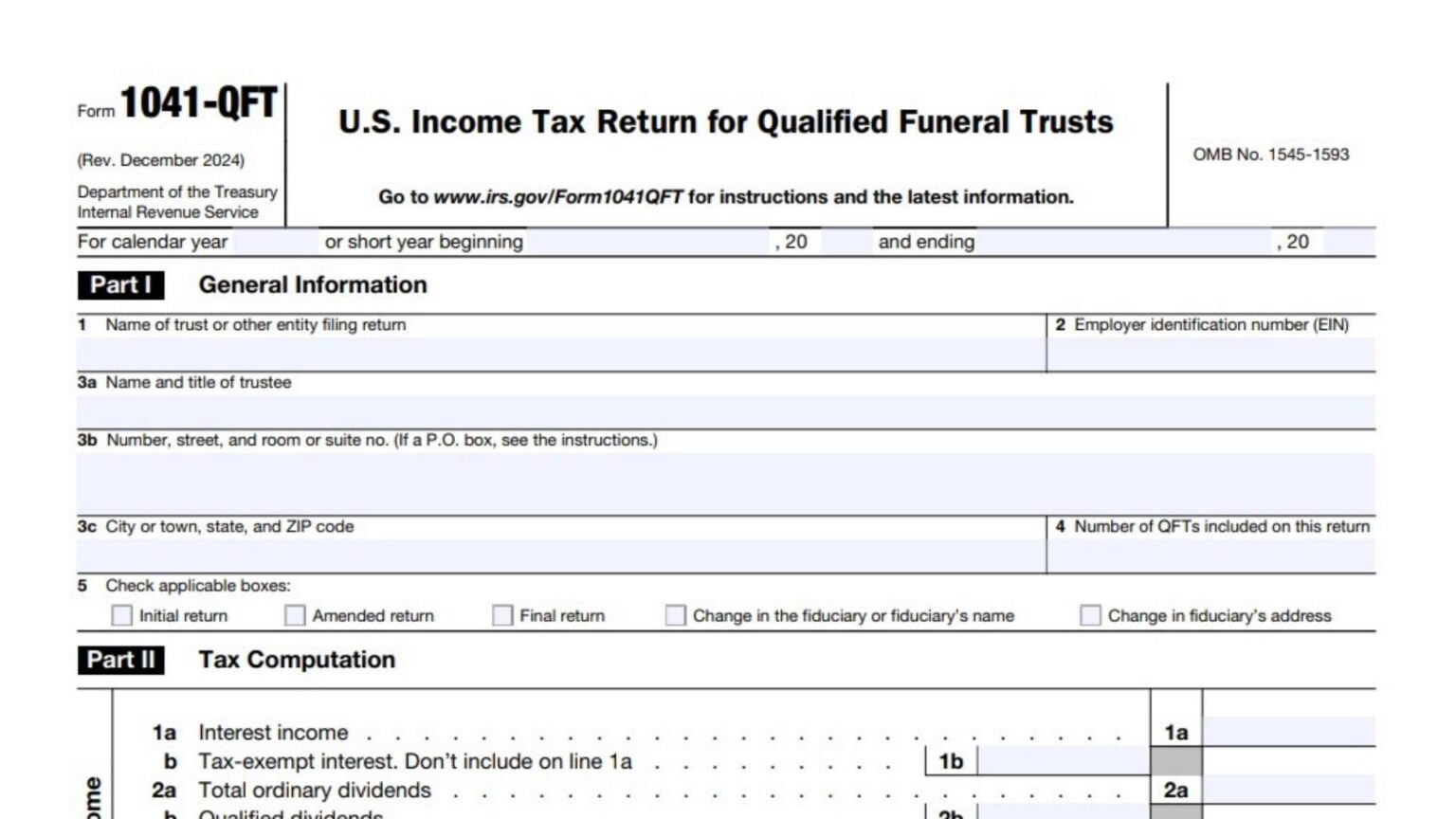 Form 1041-QFT Instructions 2025 - 2026