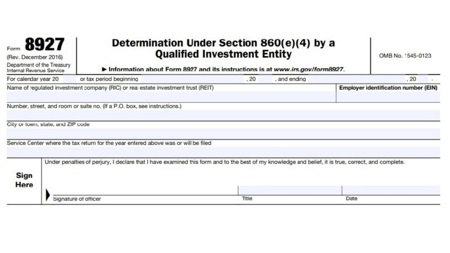 Form 8927 Instructions 2025 - 2026