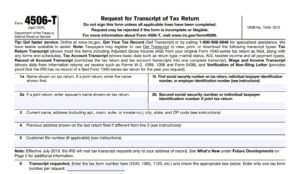 Form 4506-T Instructions 2025 - 2026