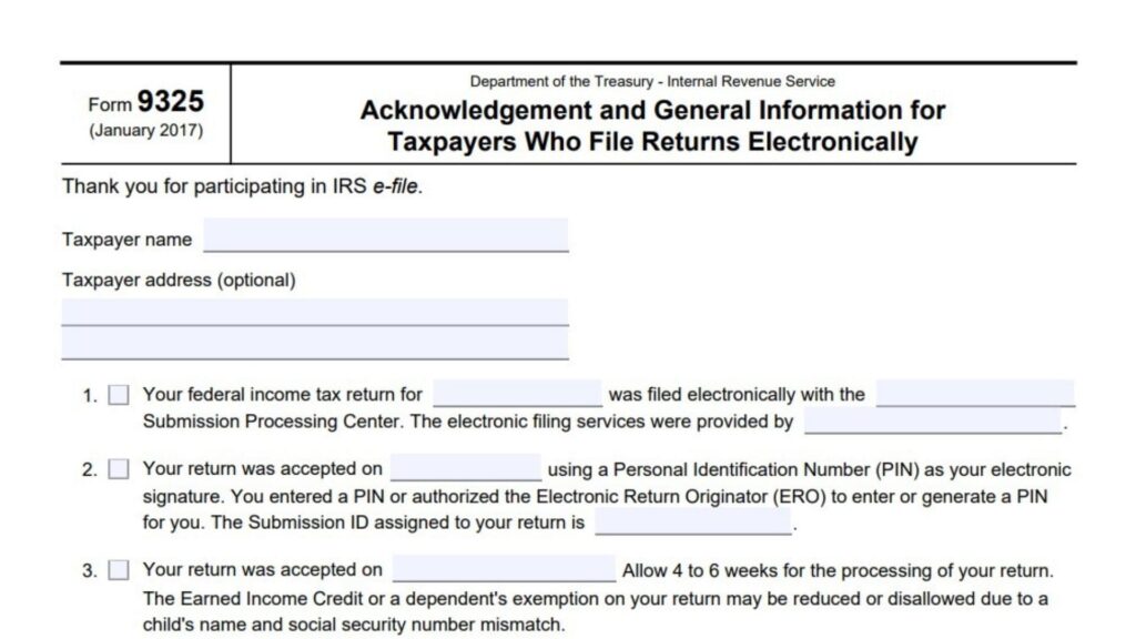 Form 9325 Instructions 2025 - 2026