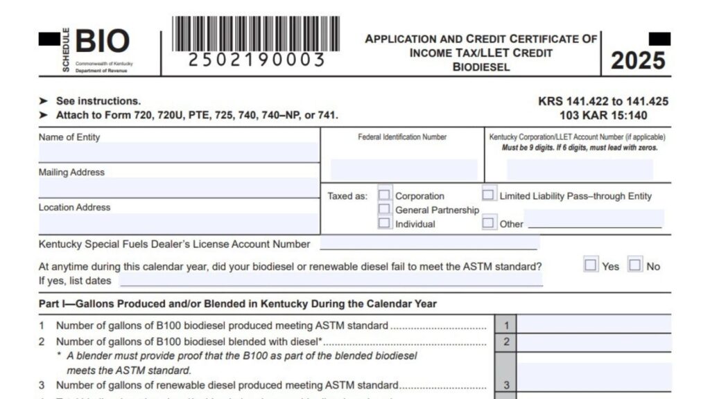Tax Instructions 2025 - 2026